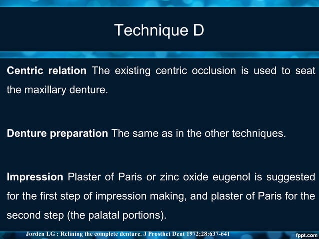 Relining and Rebasing | PPT | Dental Health | Diseases and Conditions