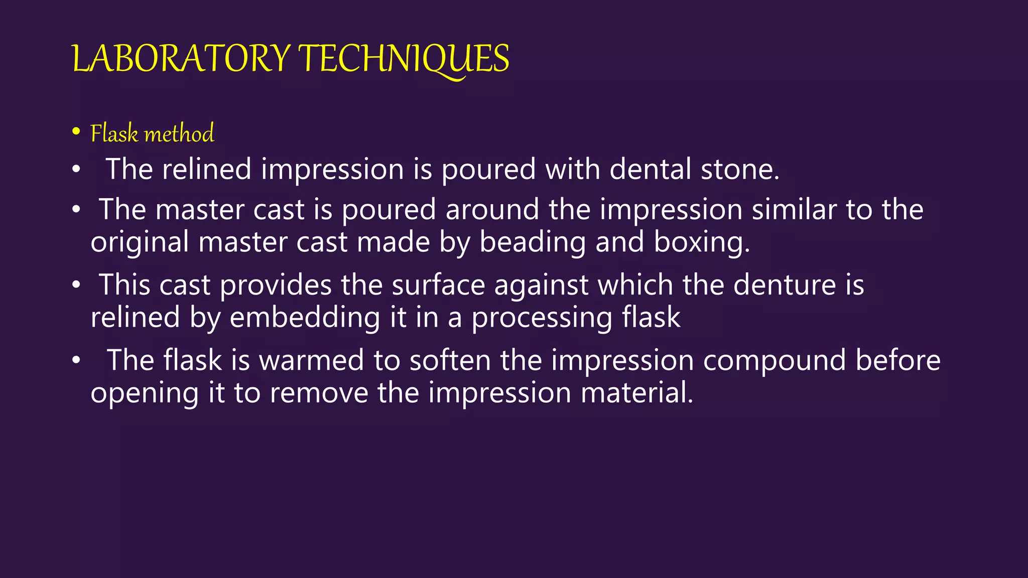 Relining and rebasing | PPTX