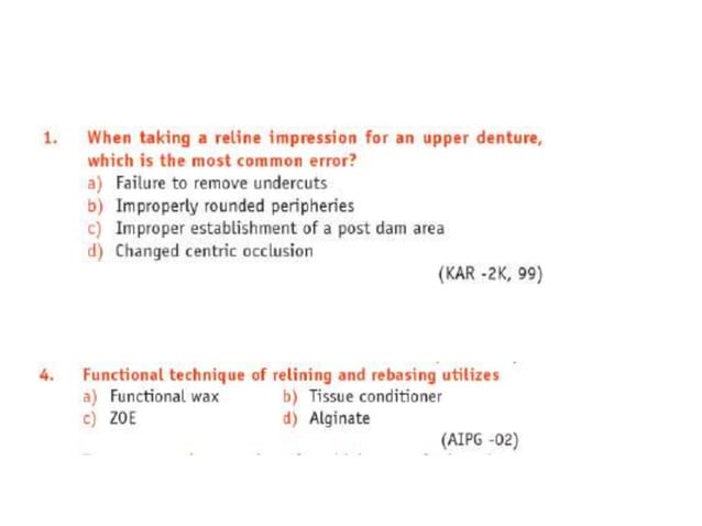 Relining and rebasing in complete dentures | PPTX | Dental Health ...