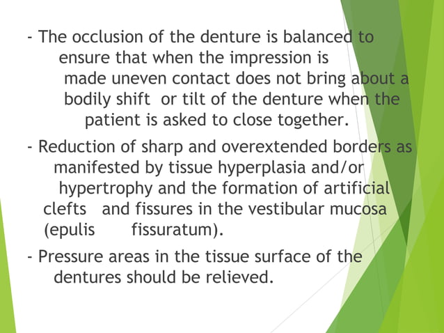 Relining and rebasing of complete dentures | PPT