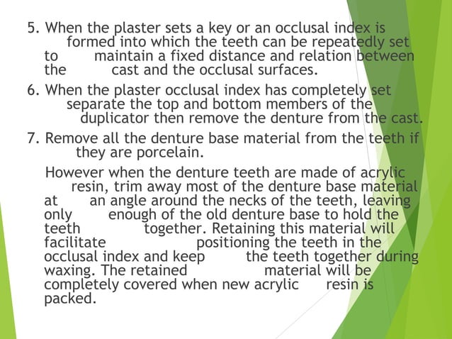 Relining and rebasing of complete dentures | PPT