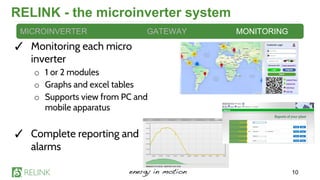 RELINK - unveils new PV micro inverter | PPT