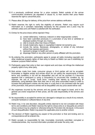 #RelishScooter competition terms | DOCX