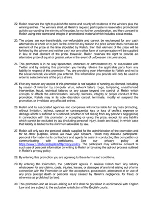 #RelishScooter competition terms | DOCX