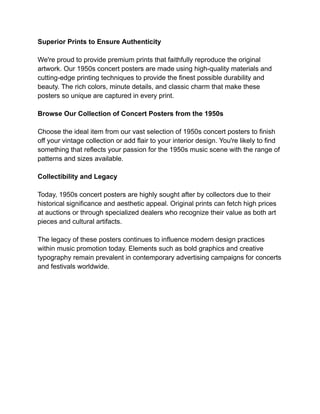 Relive the Golden Era with 1950s Concert Posters.pdf