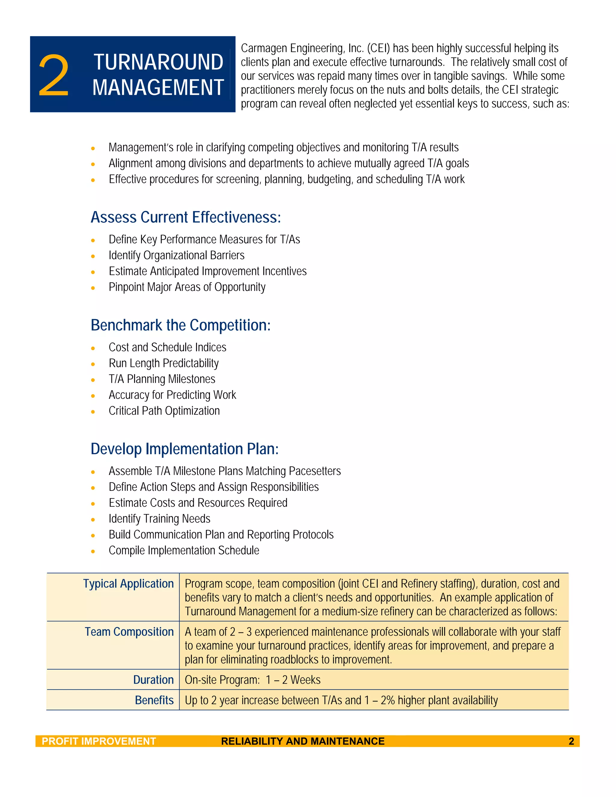 ACHIEVING MAINTENANCE EXCELLENCE | PDF