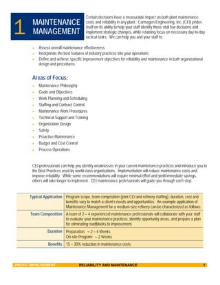 ACHIEVING MAINTENANCE EXCELLENCE | PDF