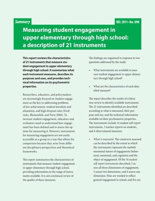 Rel measuring student-engagement (2011) | PDF