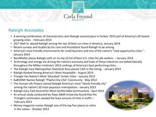 Relocating To The Triangle Relocation Guide | PPTX