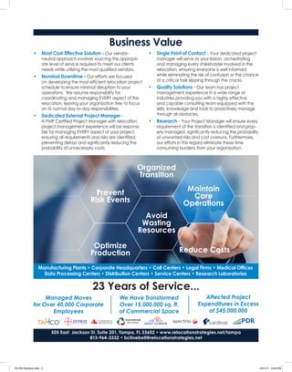 Relocation Strategies Tampa Brochure | PDF | Management Consulting ...