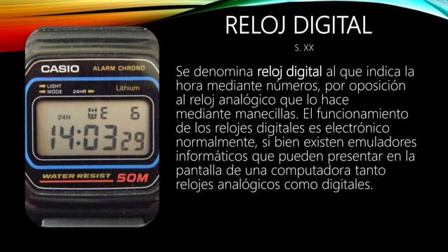 Evolución del Reloj (1) | PPTX