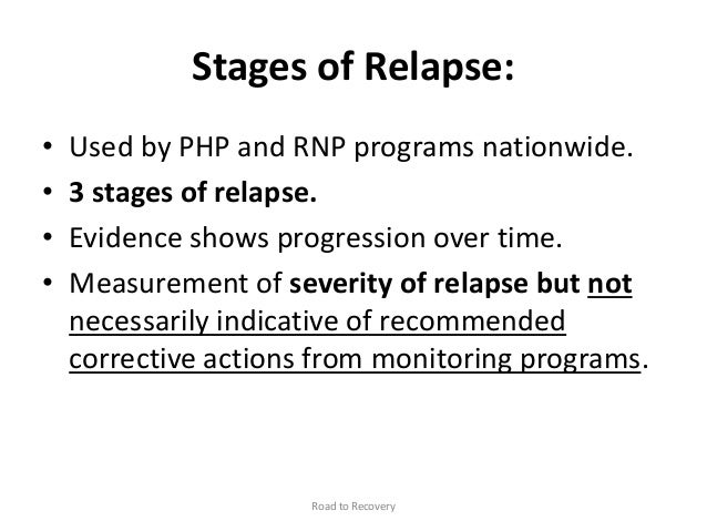 Relapse Prevention