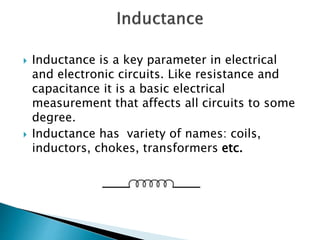 Reluctance and inductance | PPTX