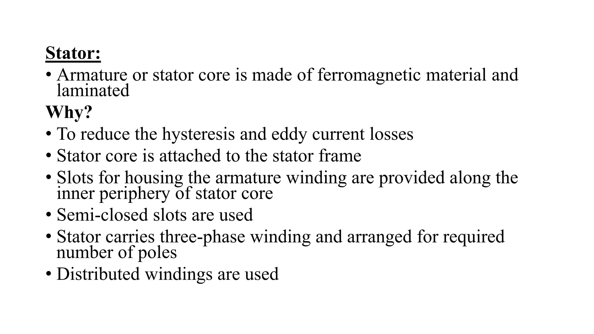 Reluctance Motor - Principle Of Operation | PDF