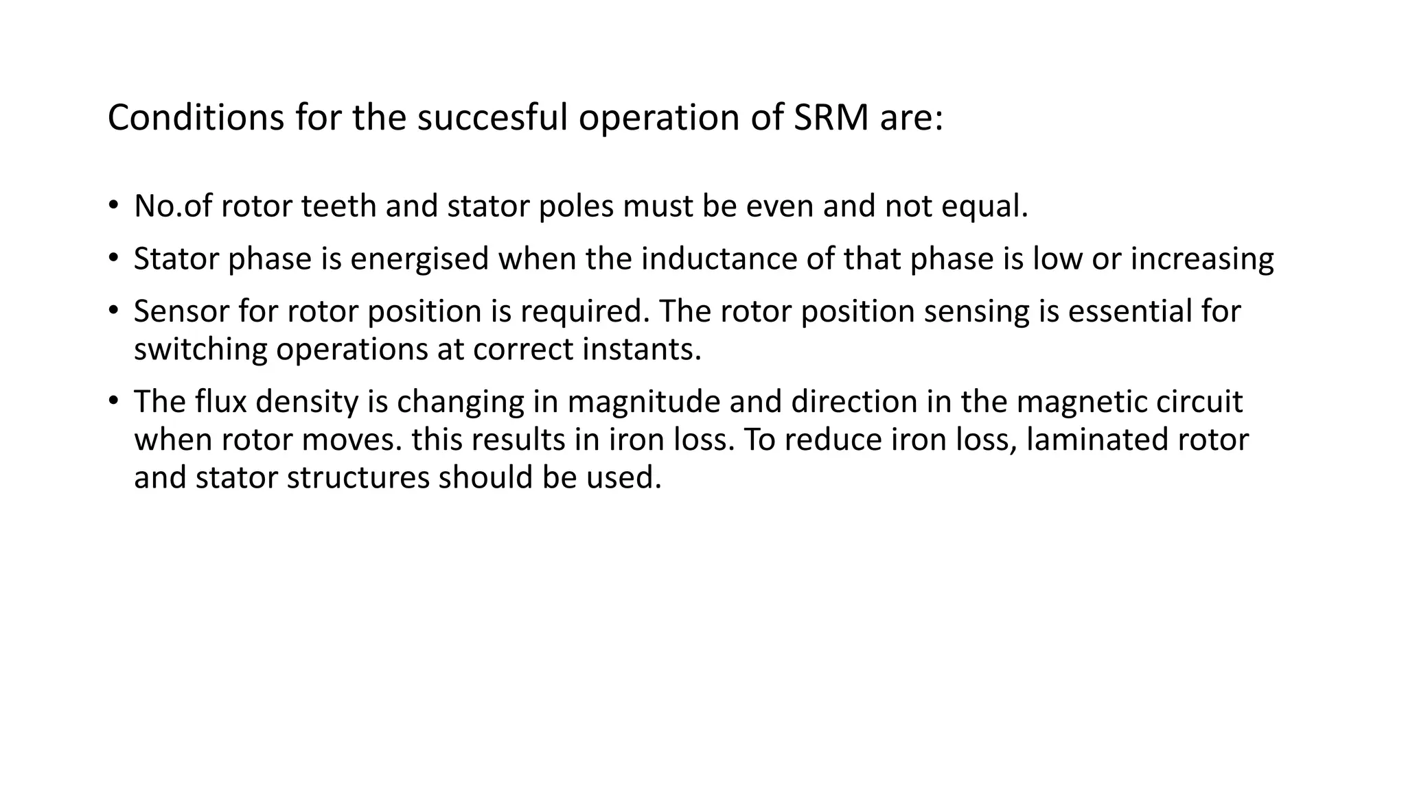 Reluctance Motor - Principle Of Operation | PDF