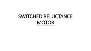 Reluctance Motor - Principle Of Operation | PDF