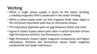 Reluctance Motor - Principle Of Operation | PDF
