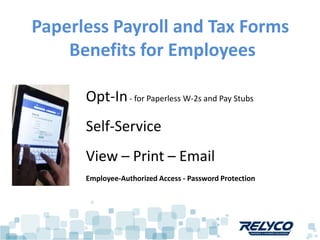 Going Paperless in Payroll | PPT