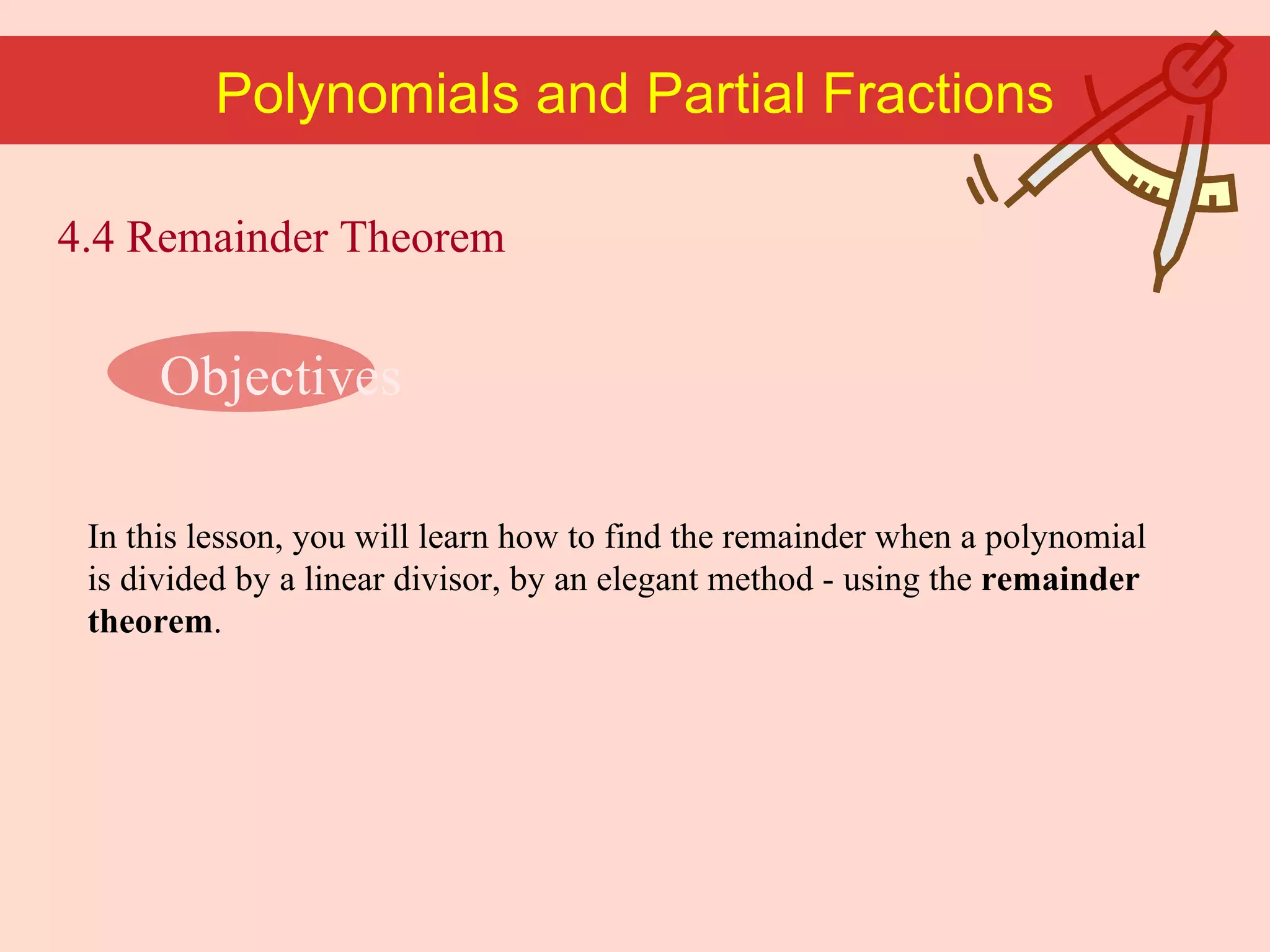Remainder theorem | PPT