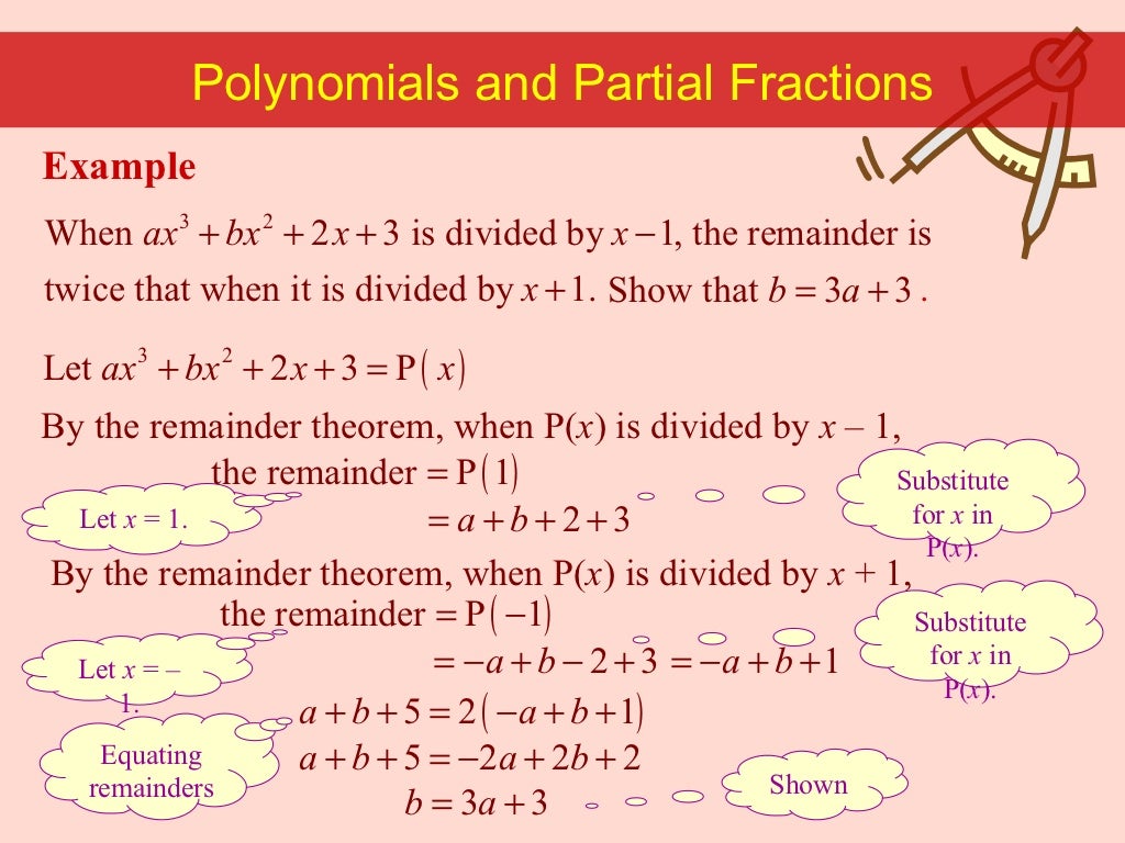 Remainder Theorem remainder-theorem
