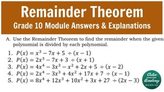 Remainder theorem and Factor theorem.pptx