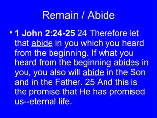 Remain faithful | PPT