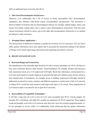 Li Fi Technology | PDF