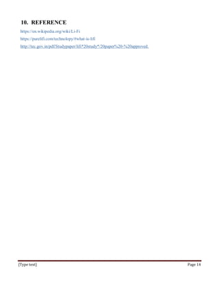 Li Fi Technology | PDF