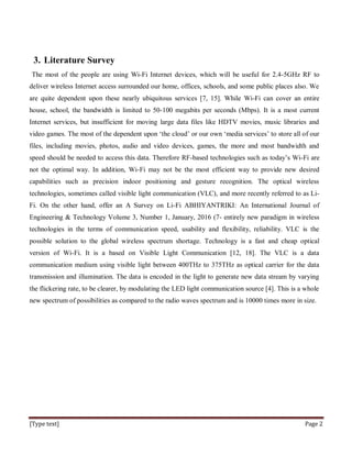 Li Fi Technology | PDF
