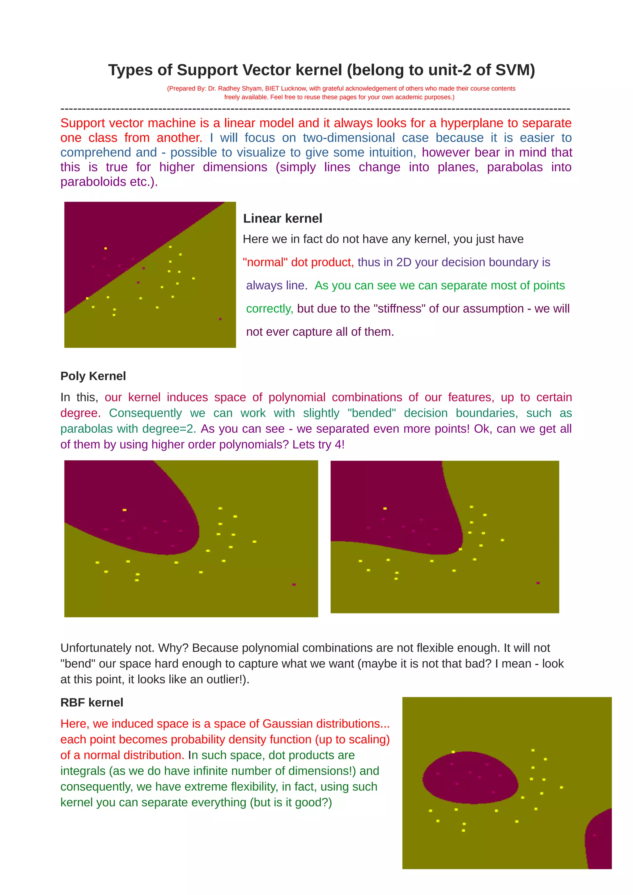 properties, application and issues of support vector machine | PDF