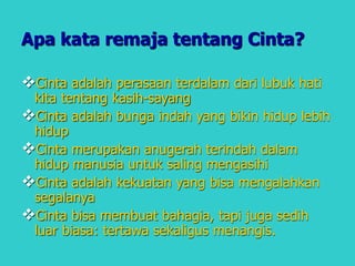 Remaja dan Cinta.ppt