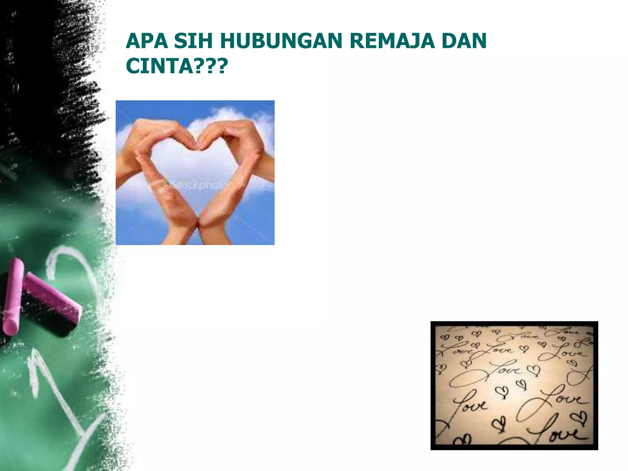 Remaja dan cinta presentasi kelompok | PPTX