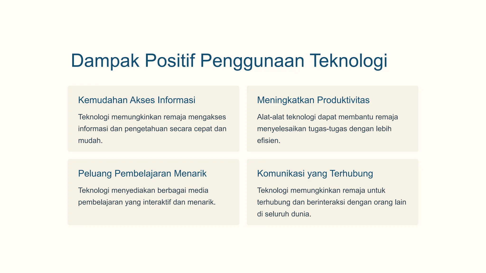 REMAJA Pemanfaatan-Teknologi-Secara-Bijak-.pptx