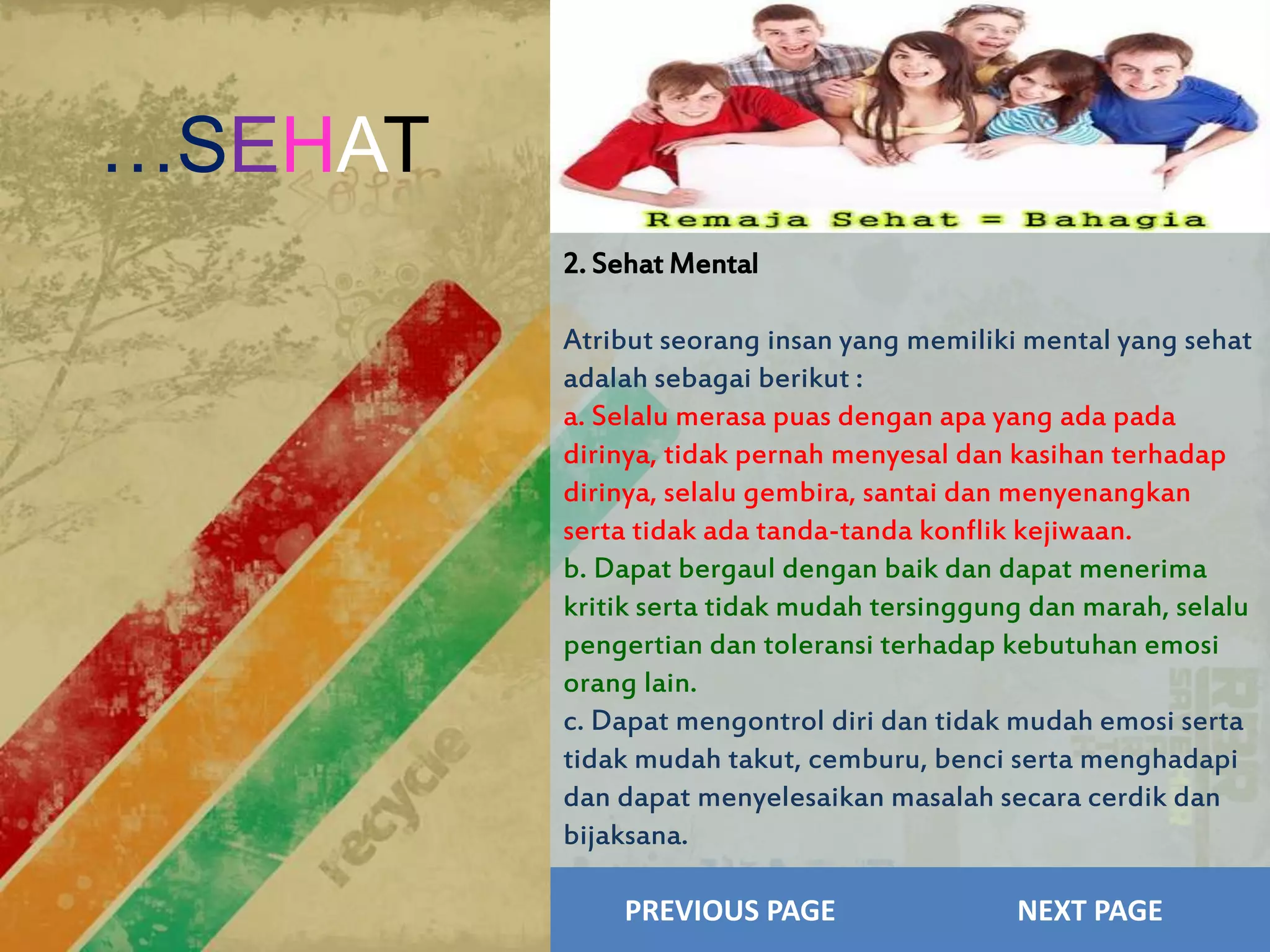 Remaja sehat dan produktif | PPTX