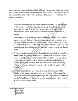 #Remand and its kinds | DOCX