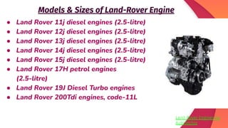 Remanufactured land rover engines by auto techio | PPT