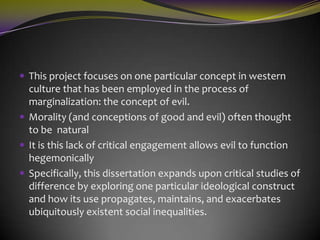 Remapping Evil | PPT