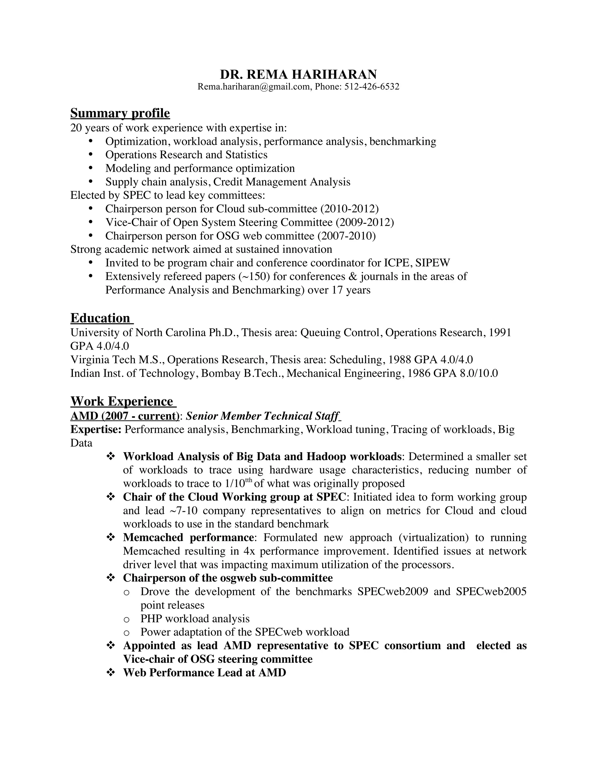 Rema Resume | PDF