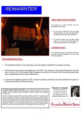 Remarinter n° 1 | PDF