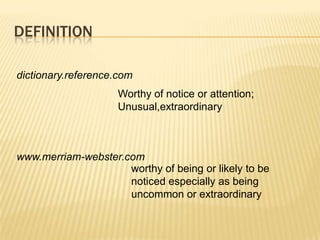 Remarkable people | PPT | Free Download