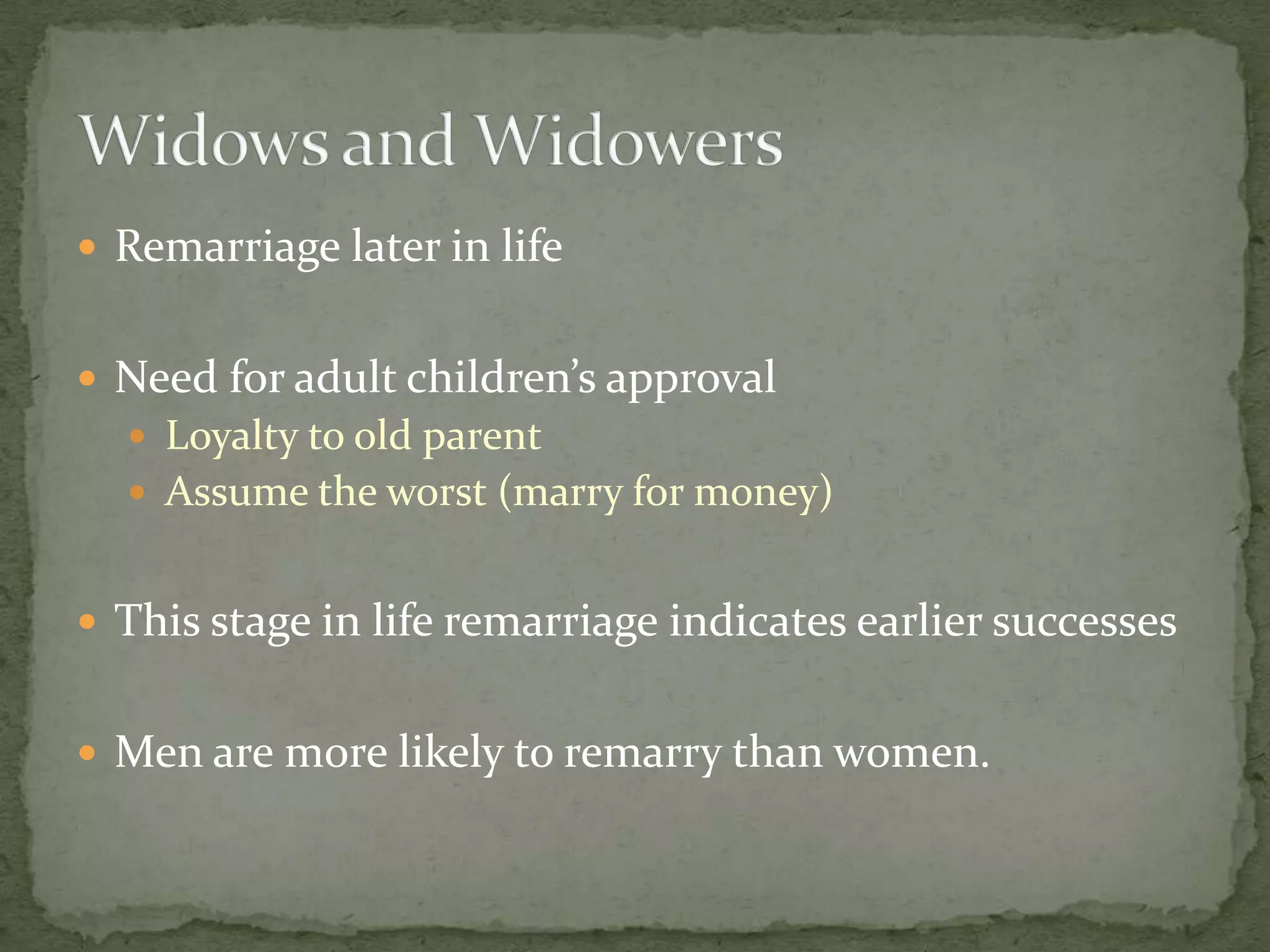 HHS 4M1 - Remarriage and Stepfamilies | PPTX