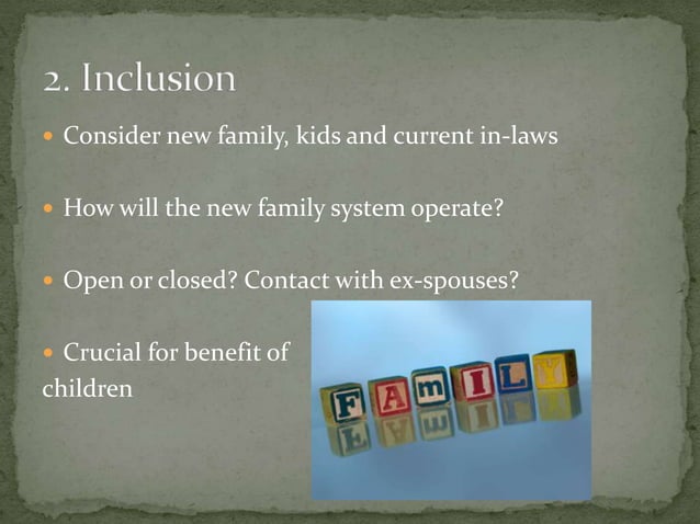 HHS 4M1 - Remarriage and Stepfamilies | PPT