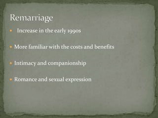 HHS 4M1 - Remarriage and Stepfamilies | PPT