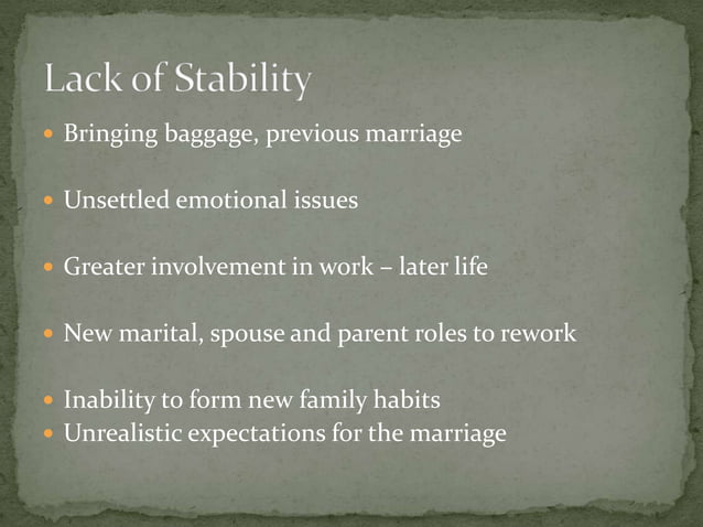 HHS 4M1 - Remarriage and Stepfamilies | PPT