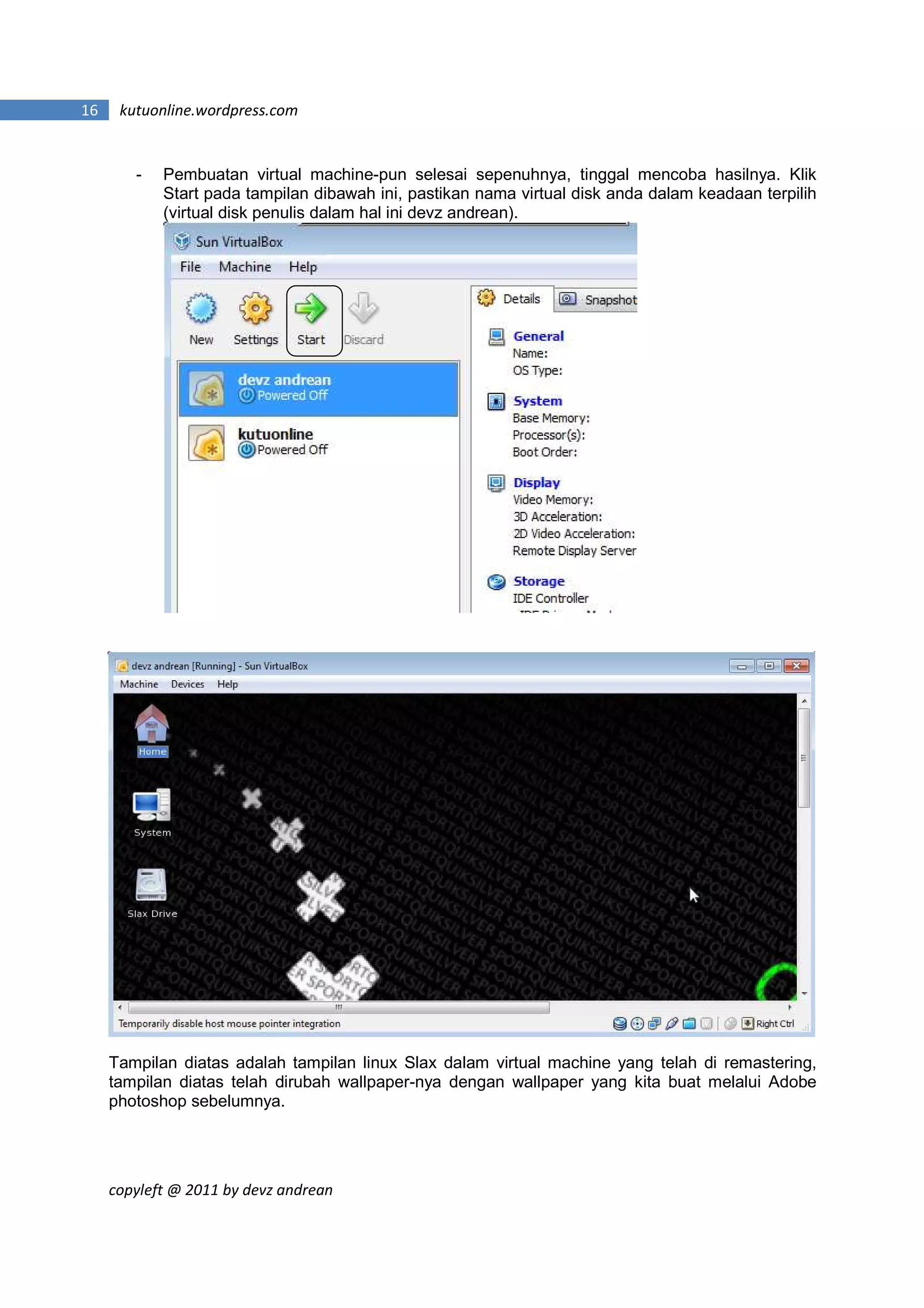 Remastering linux slax | PDF