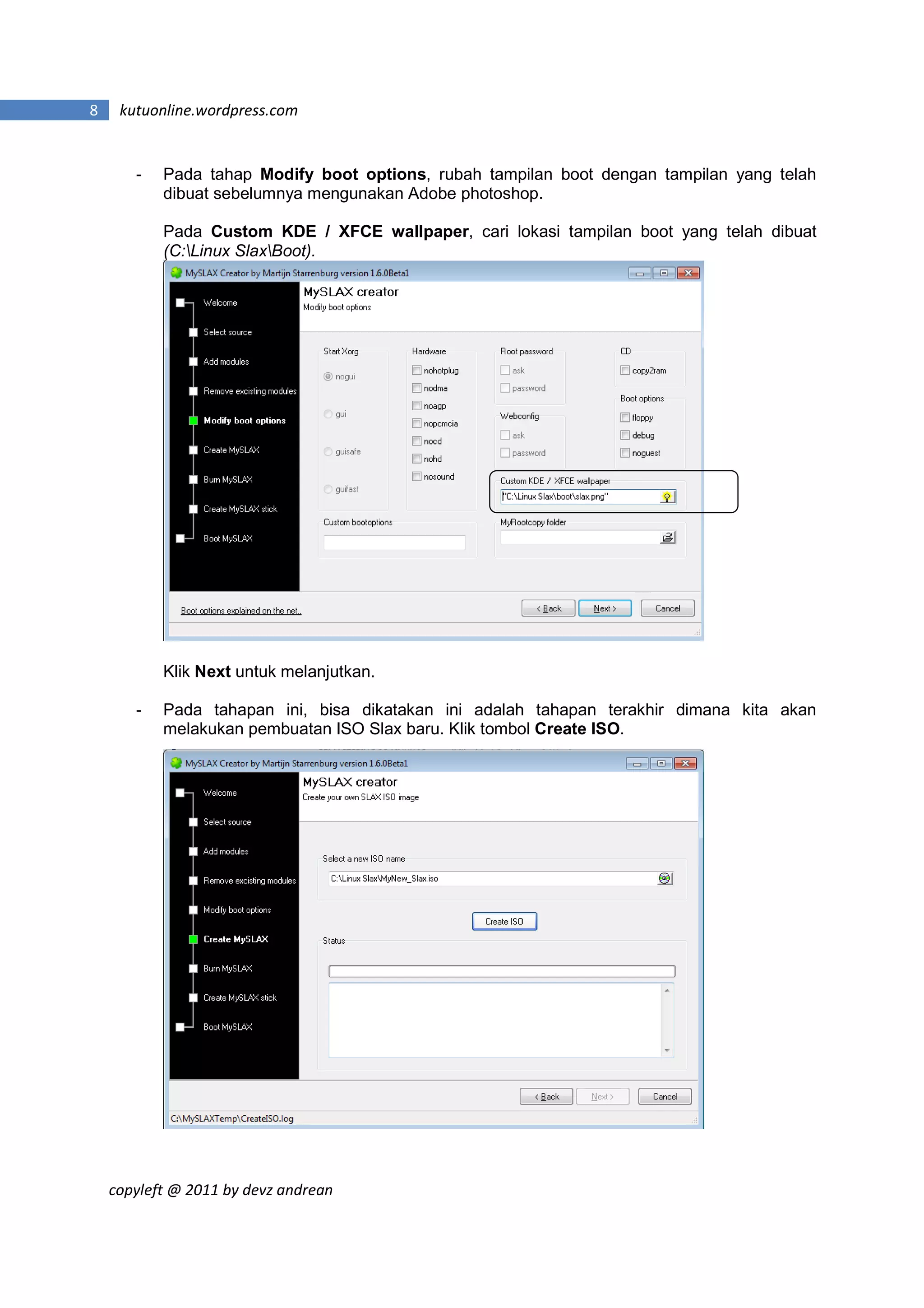 Remastering linux slax | PDF