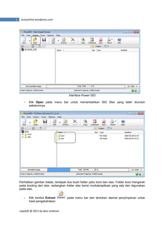 Remastering linux slax | PDF