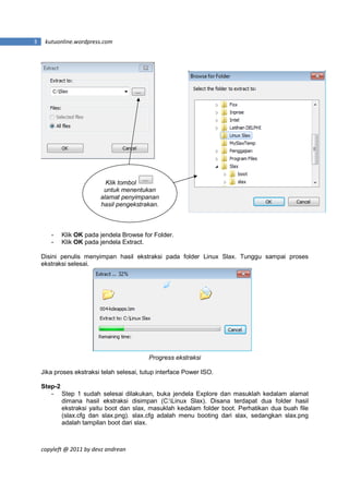 Remastering linux slax | PDF