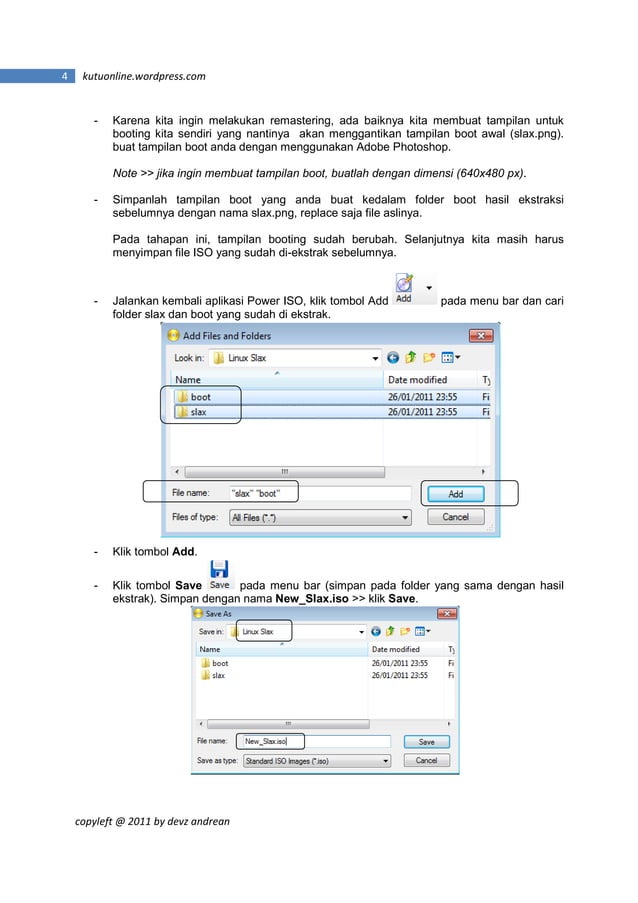 Remastering linux slax | PDF