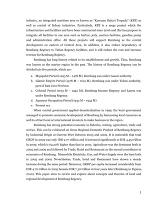 Rembang (assignment in MPWK) | PDF | Developmental Sites | Real Estate